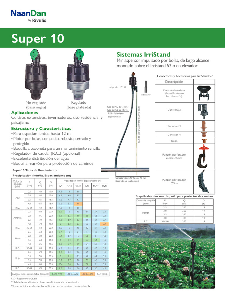 RIVULIS ASPERSOR Super10 | PDF