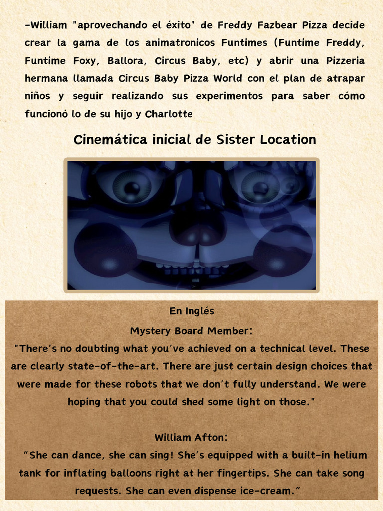 PARTE 3 del libro - FNAF | PDF