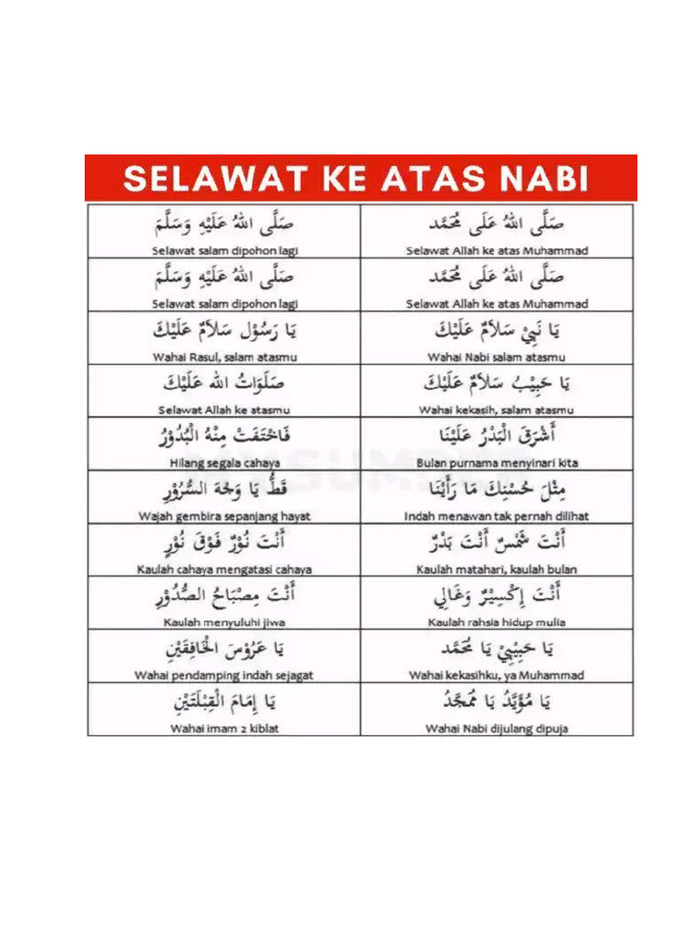 SELAWAT | PDF
