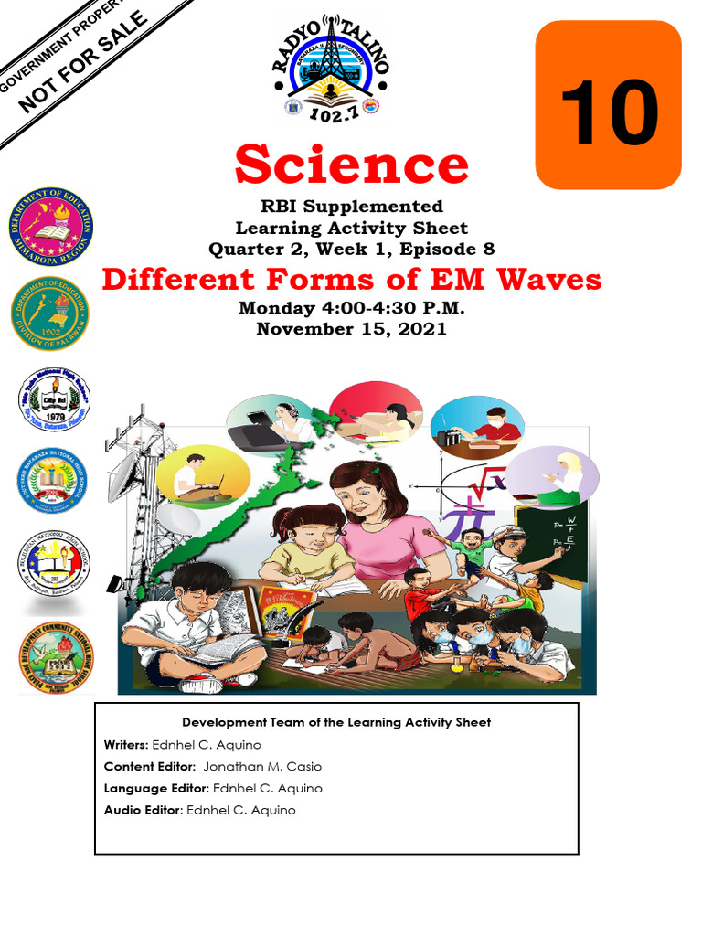 Sci10 Las Q2 W1 | PDF | Electromagnetic Radiation | Electromagnetic Spectrum