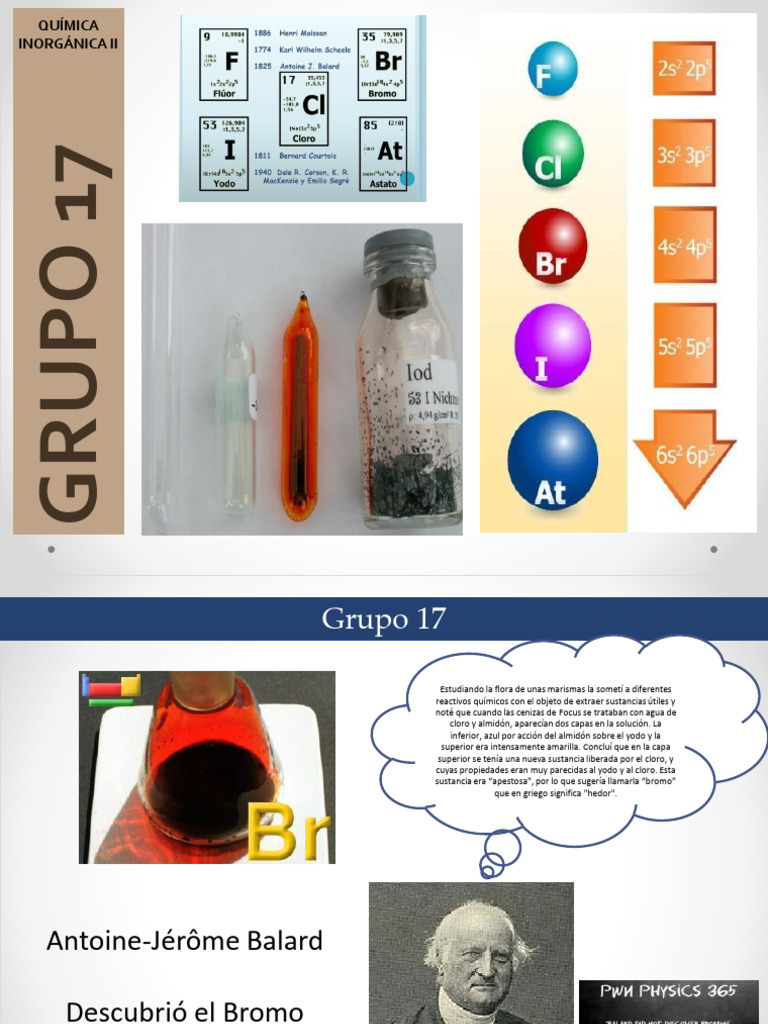 2 Presentación+-+Bromo+y+yodo-23 03 2020 PDF | PDF | Yodo | Cloro