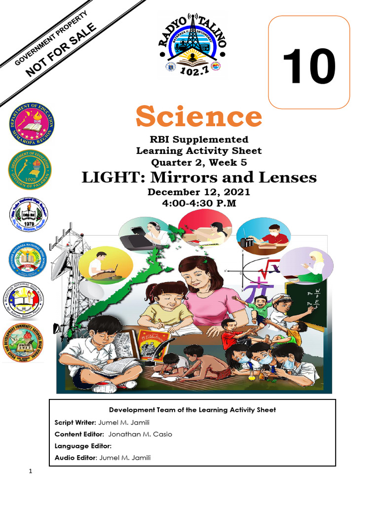 Science 10 - Q2 - W5 | PDF | Mirror | Atomic