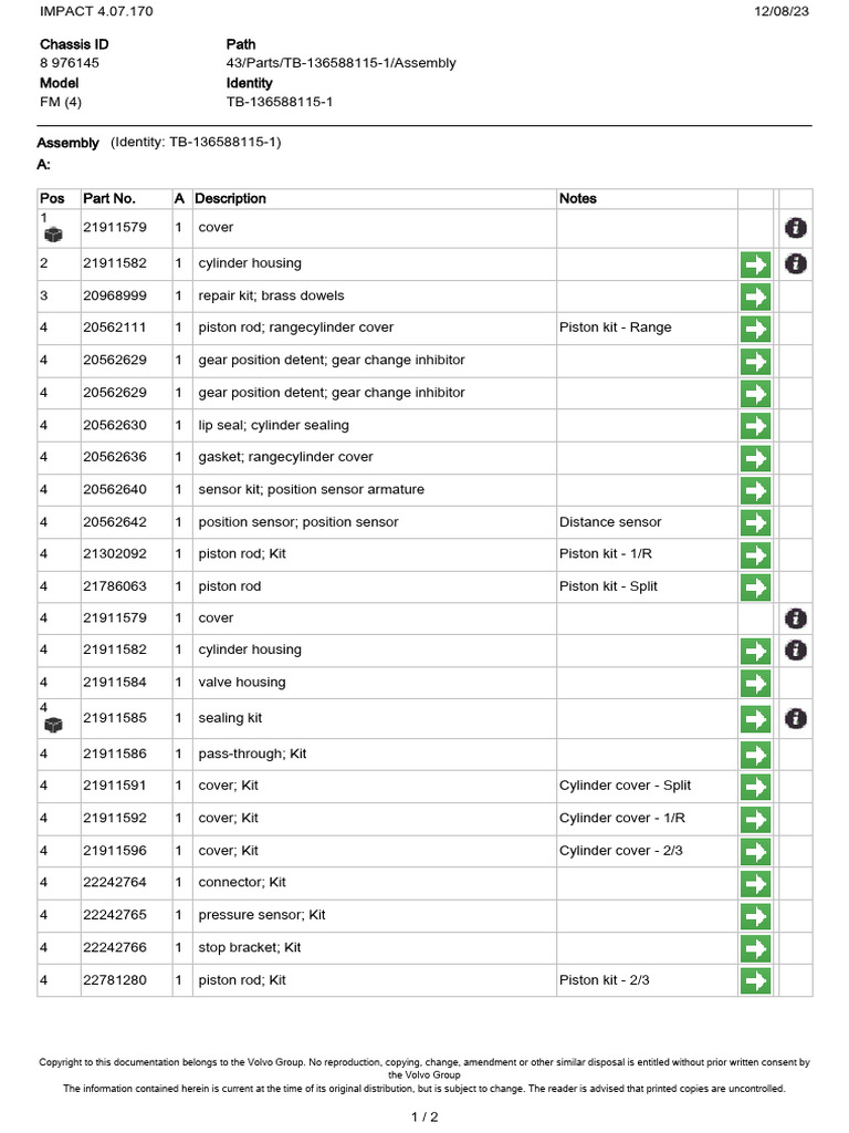 Controlling Part Numbers | PDF | Internal Combustion Engine | Vehicle ...