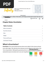 Class 9 Gravitation Numericals | PDF