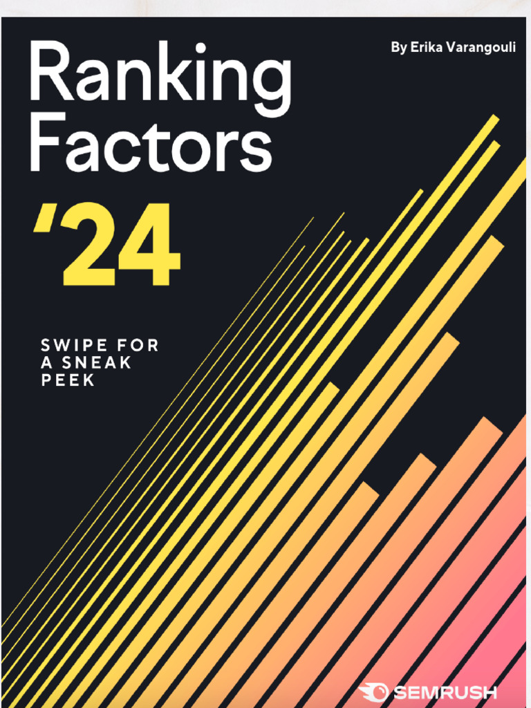Google Ranking Factors 2024 1705061962 | PDF