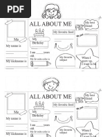 All About Me Poem | PDF