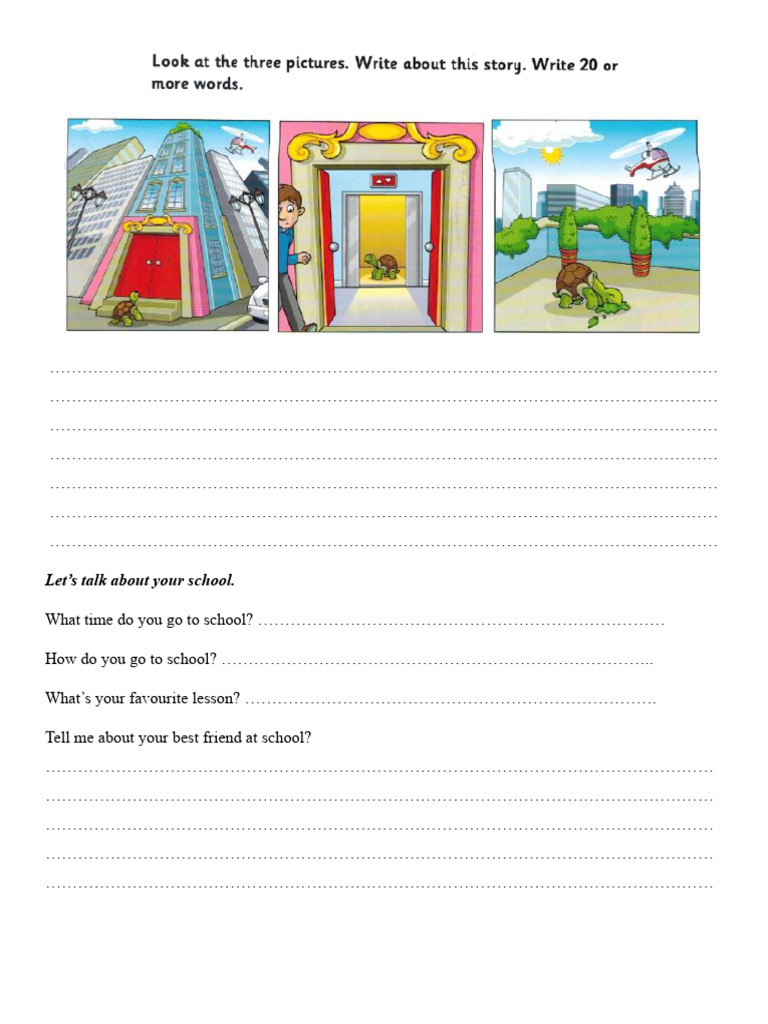 Writing Practice For Flyers Ver1 | PDF | Law