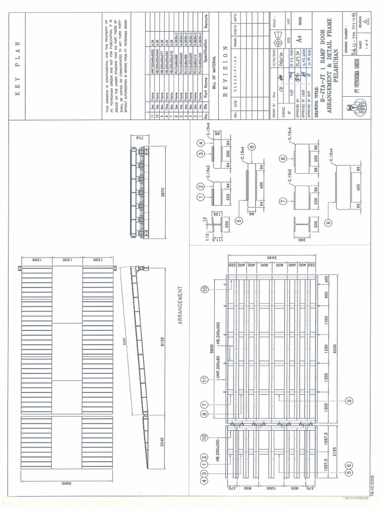 B-JTA-JT1-Ramp - Door (Sistem Engsel) | PDF
