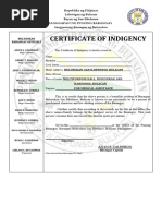 DSWD-Certificate of Eligibility | PDF
