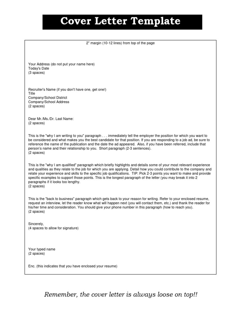 Covlet Template | PDF