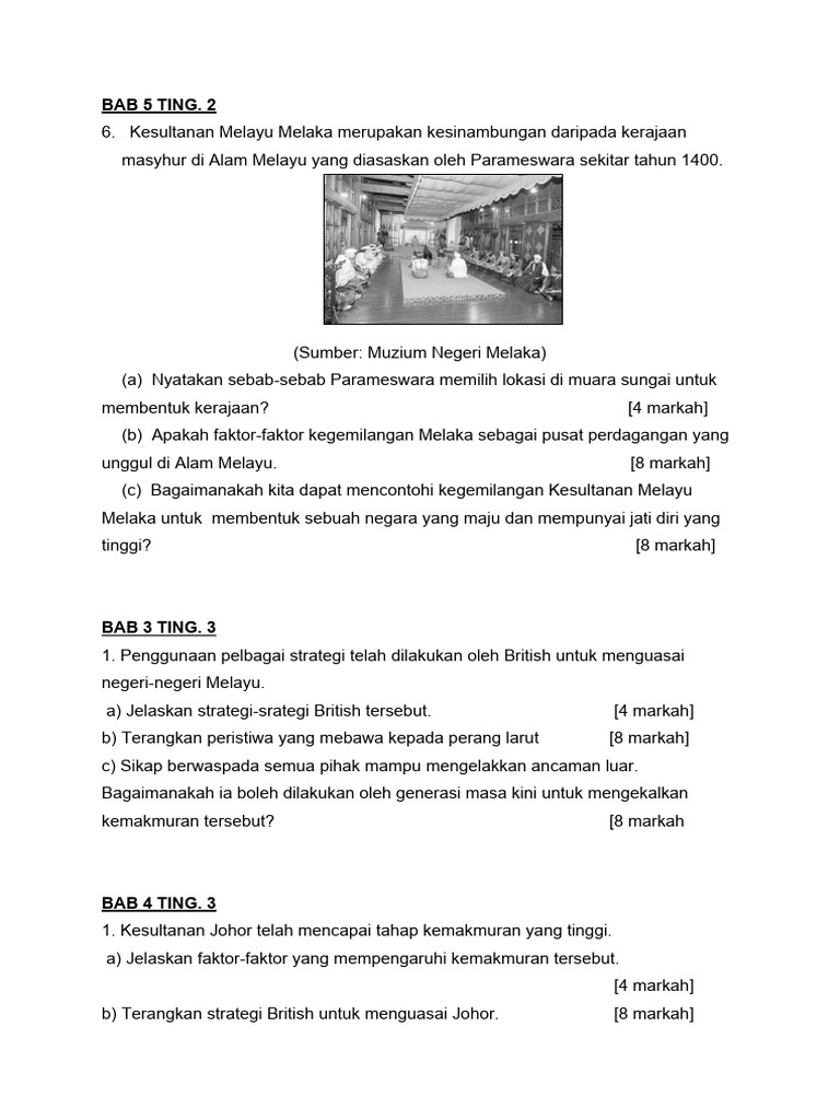 Kompilasi Soalan Esei | PDF