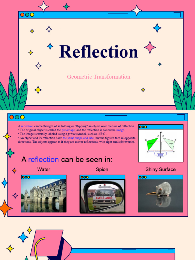 Reflection Pdf Cartesian Coordinate System Geometry