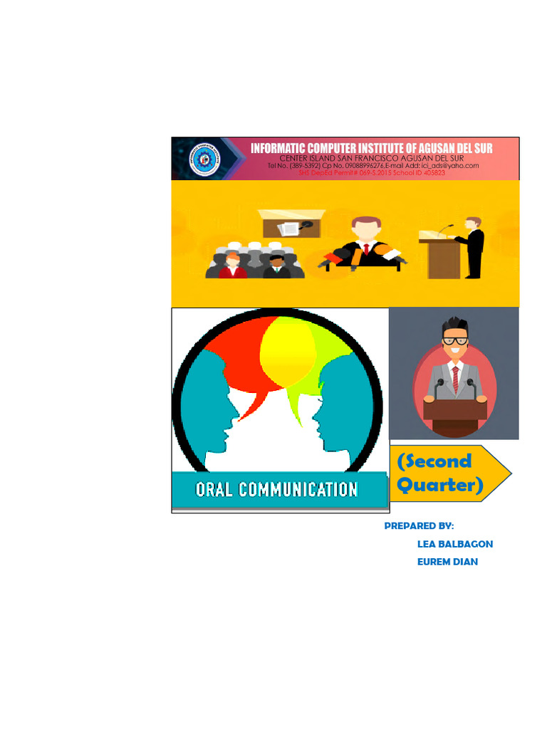 2ND-QUARTER-ORAL-COMMUNICATION | PDF | Communication | Public Speaking