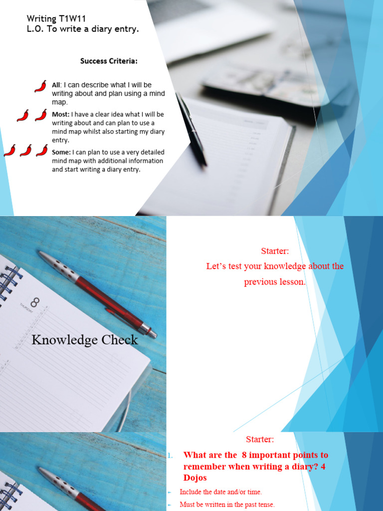 Writing Diary Entry Grade 5 | PDF | Knowledge | Cognitive Science
