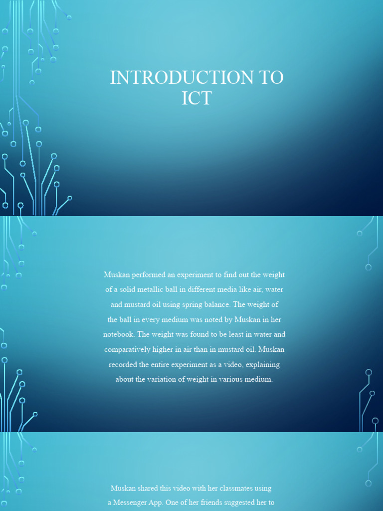 Ict 1 | PDF | Educational Technology | Information