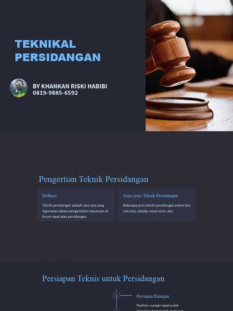 Teknik Persidangan Panduan Lengkap | PDF