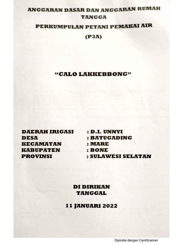 P3a AD Calo Lakkebbong | PDF