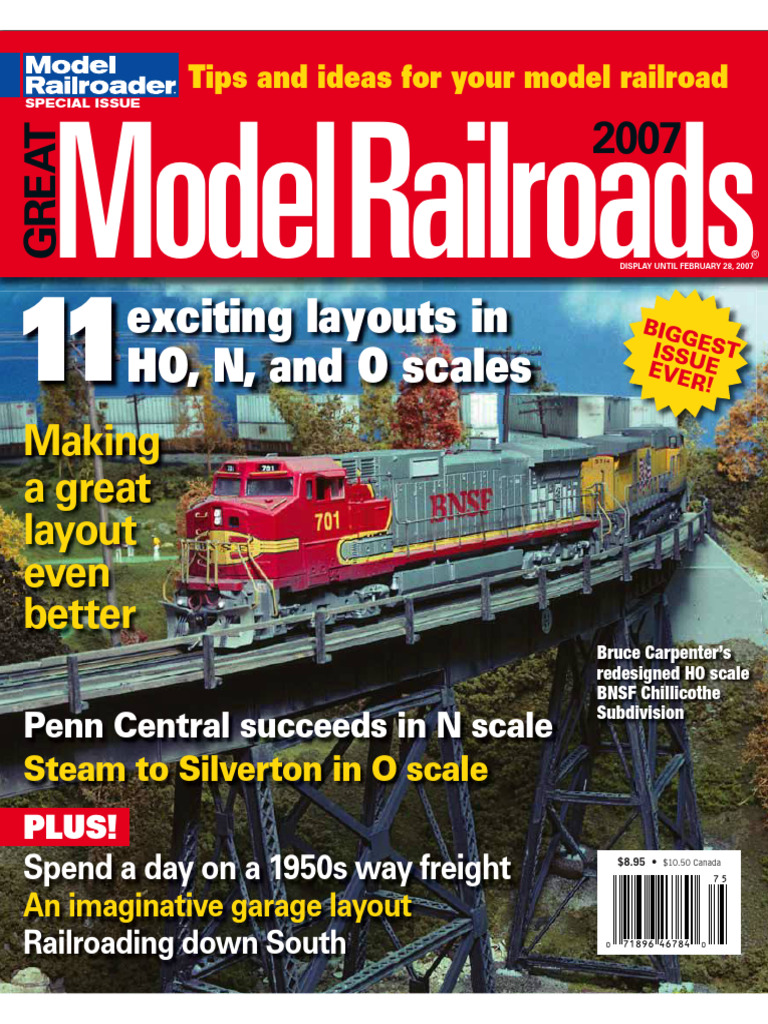 Great Model Railroads 2007 | PDF | Rail Transport Modelling | Transport
