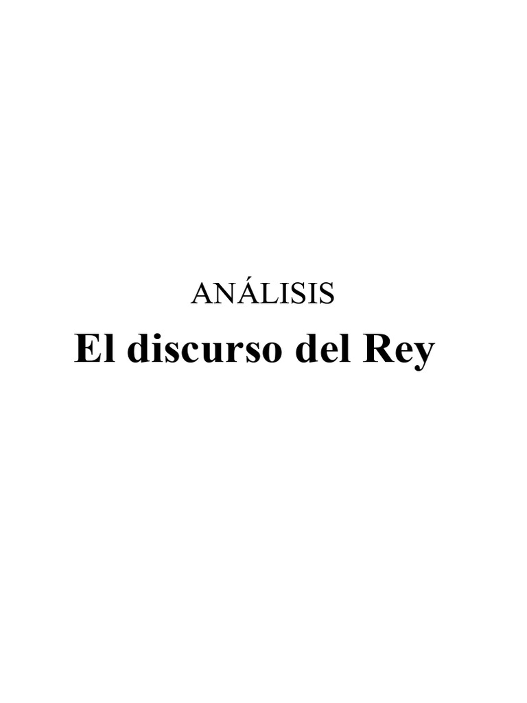 Análisis de la pelicula EL DISCURSO DEL REY | PDF | Hablar en público ...