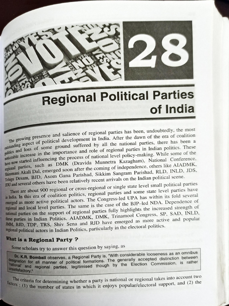 Regional Political Parties | PDF