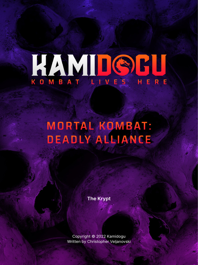 MK Deadly Alliance Krypt Guide | PDF