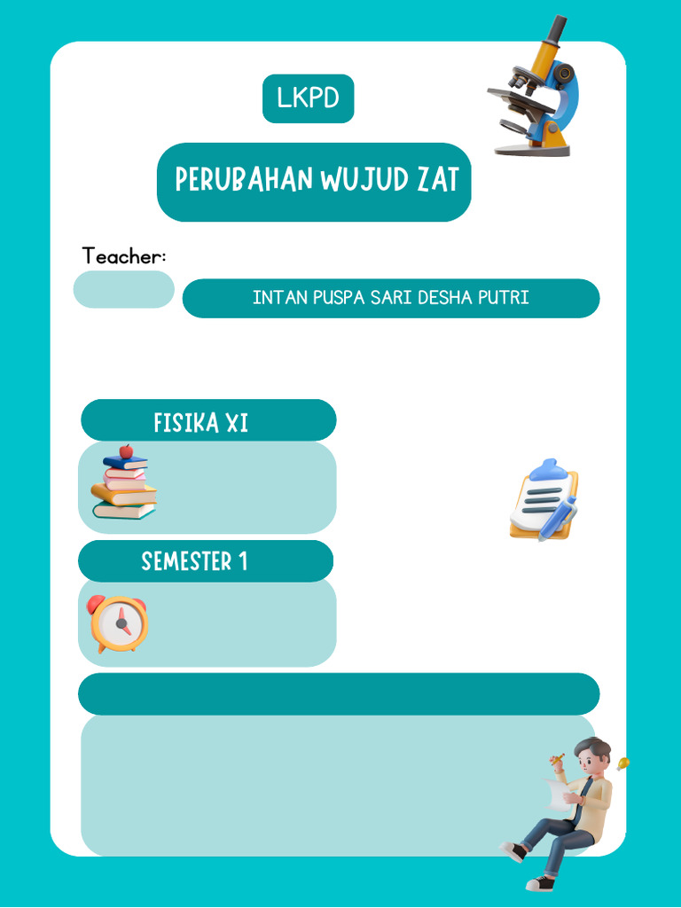 LKPD Perubahan Wujud Zat - Intan | PDF
