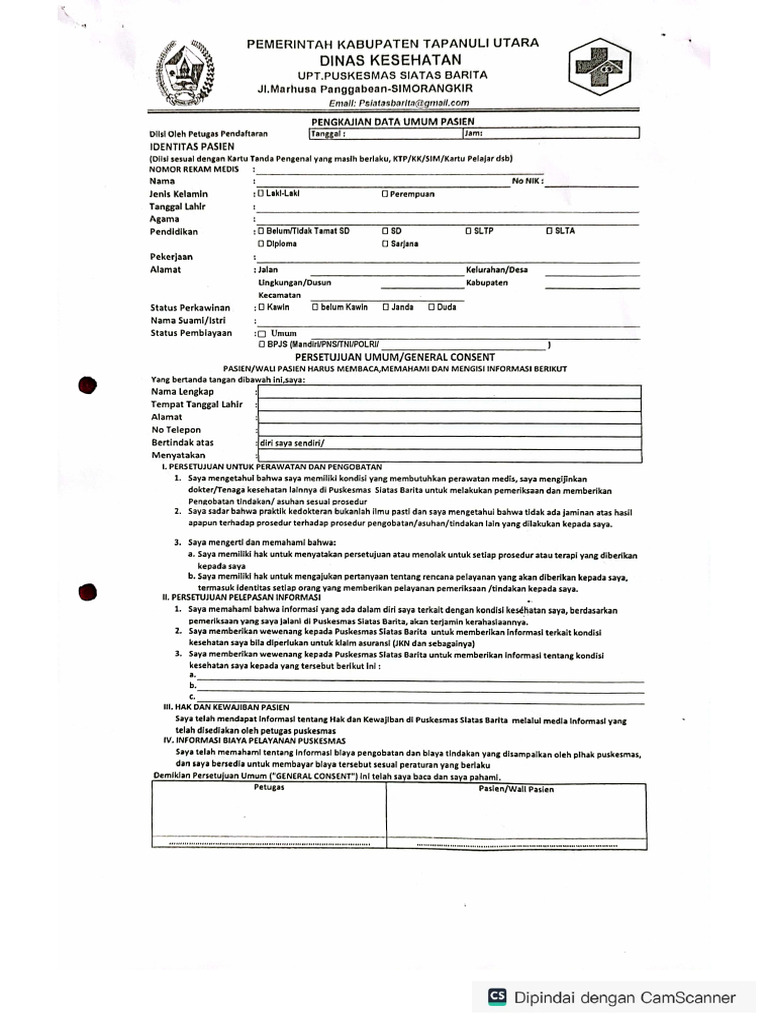 Formulir General Consent | PDF