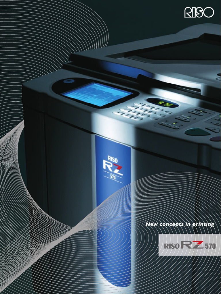 Riso rz570 | PDF | Printer (Computing) | Image Scanner