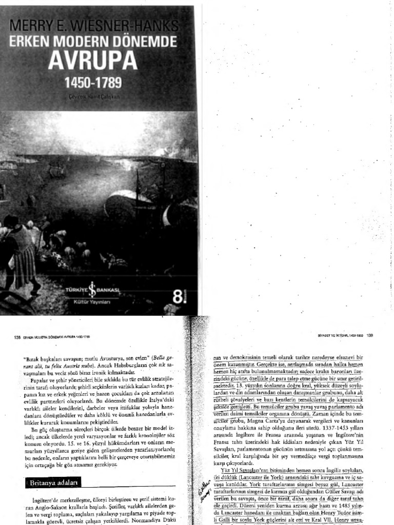 Avrupa Tarih 5 - 7 - Hafta Devam Notu | PDF