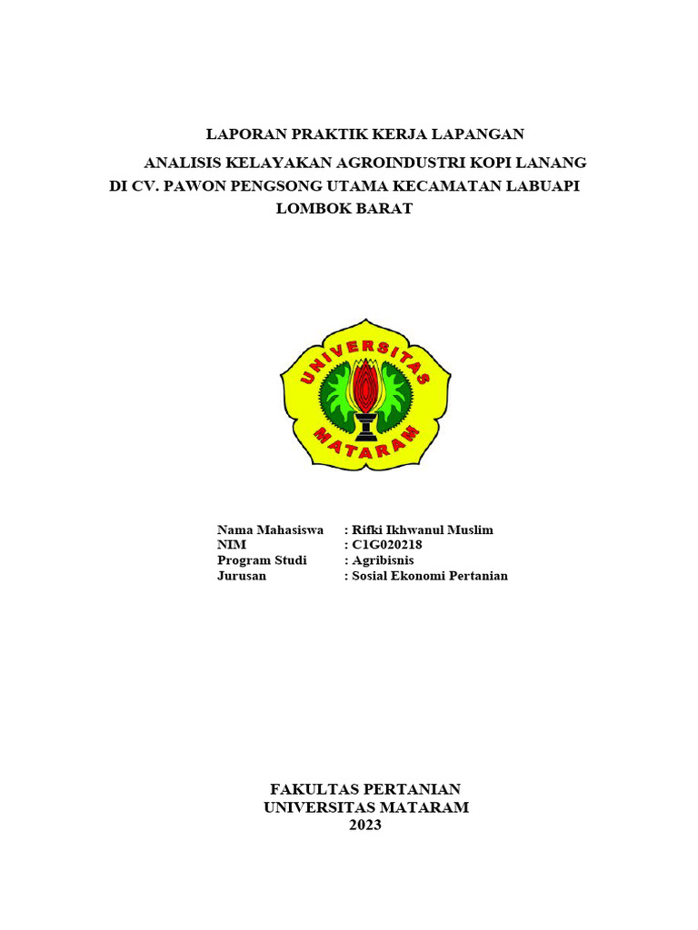 Harga Kopi Lanang per Kilo di Lombok | PDF | Sains & Matematika