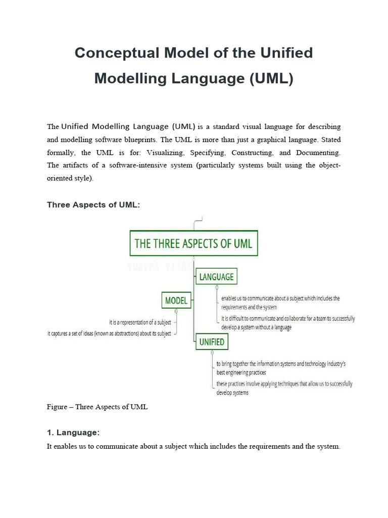 Conceptual Model Of Uml Pdf Class Computer Programming Unified Modeling Language
