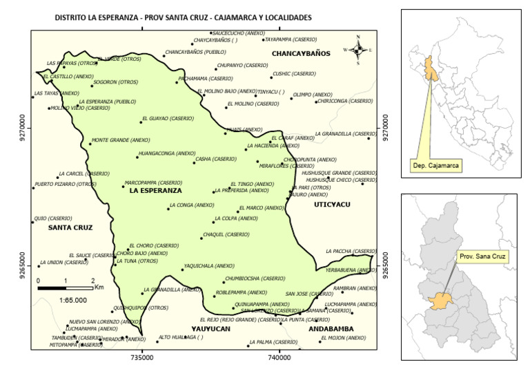 Mapa Distrito de LA ESPERANZA | PDF