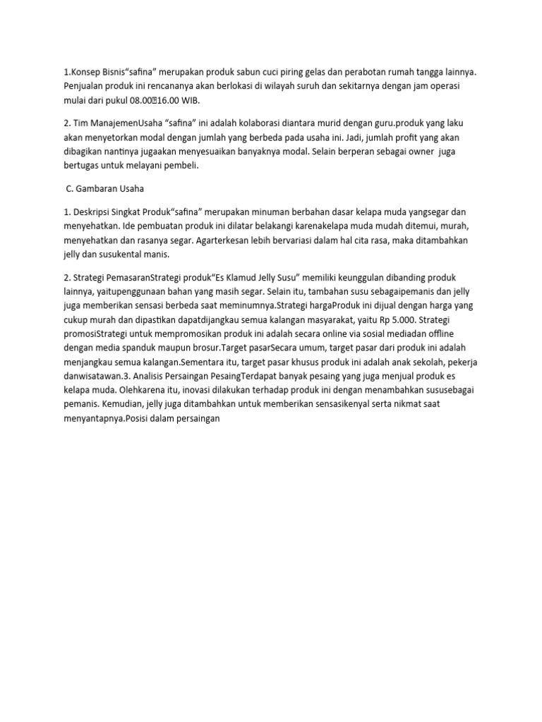 1.konsep Bisnis-WPS Office | PDF