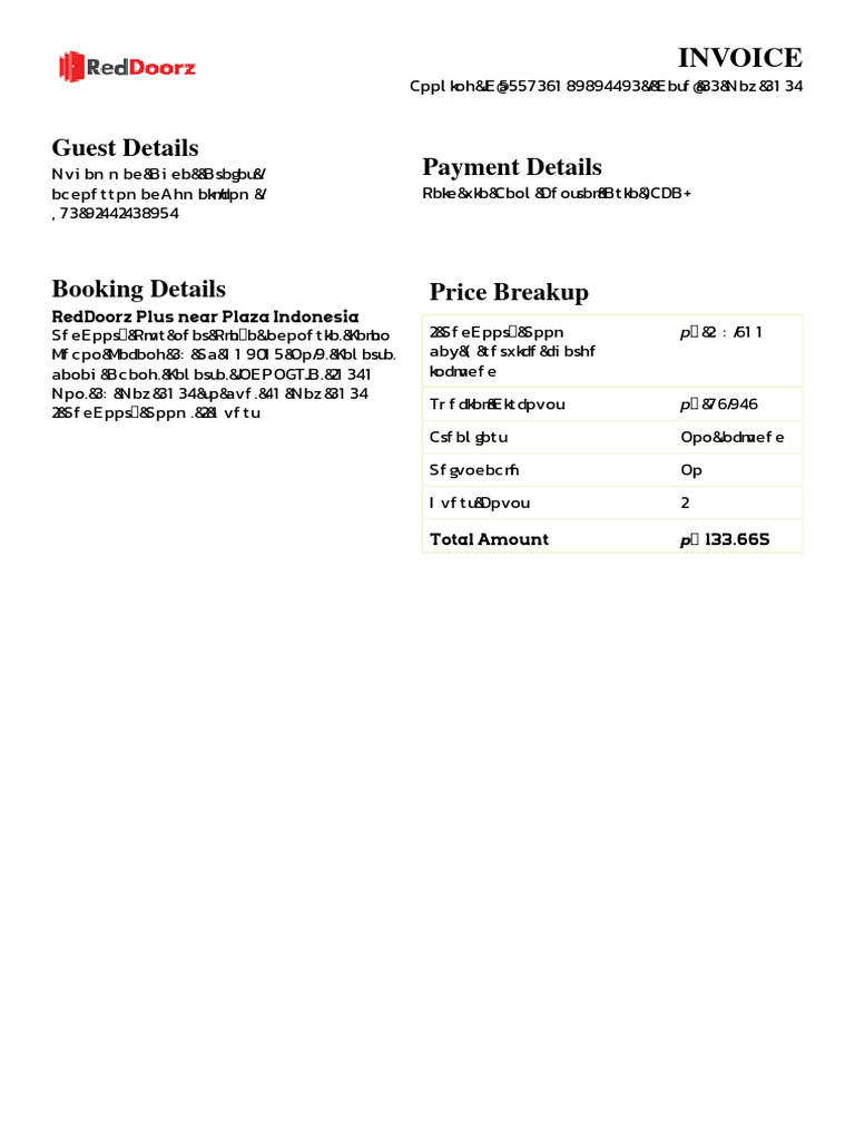 Booking - Invoice Singapore Airlines | PDF