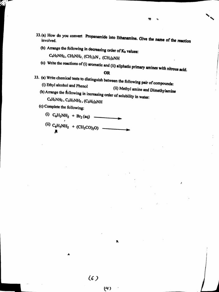 APSDK Chemistry Paper Class 12 | PDF