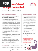 Optus FTTP Modem Setup Guide | PDF | Wi Fi | Modem
