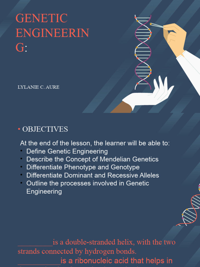 Genetic Engineering | PDF | Genetics | Plasmid