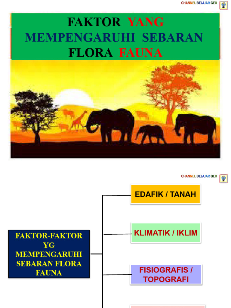 Faktor Persebaran Flora Fauna. | PDF | Teknologi & Rekayasa