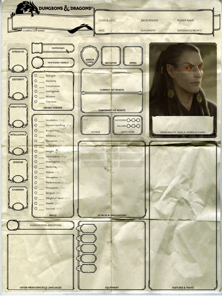 Character Profile and Spellcasting Guide | PDF