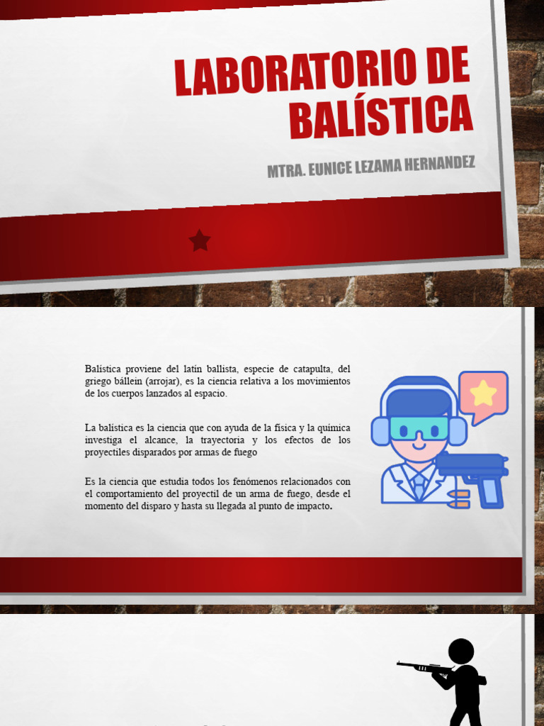 Laboratorio de Balística | PDF | Armas de fuego | Munición