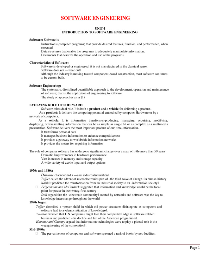 Software Engineering Overview | PDF | Software Development Process | Systems Science