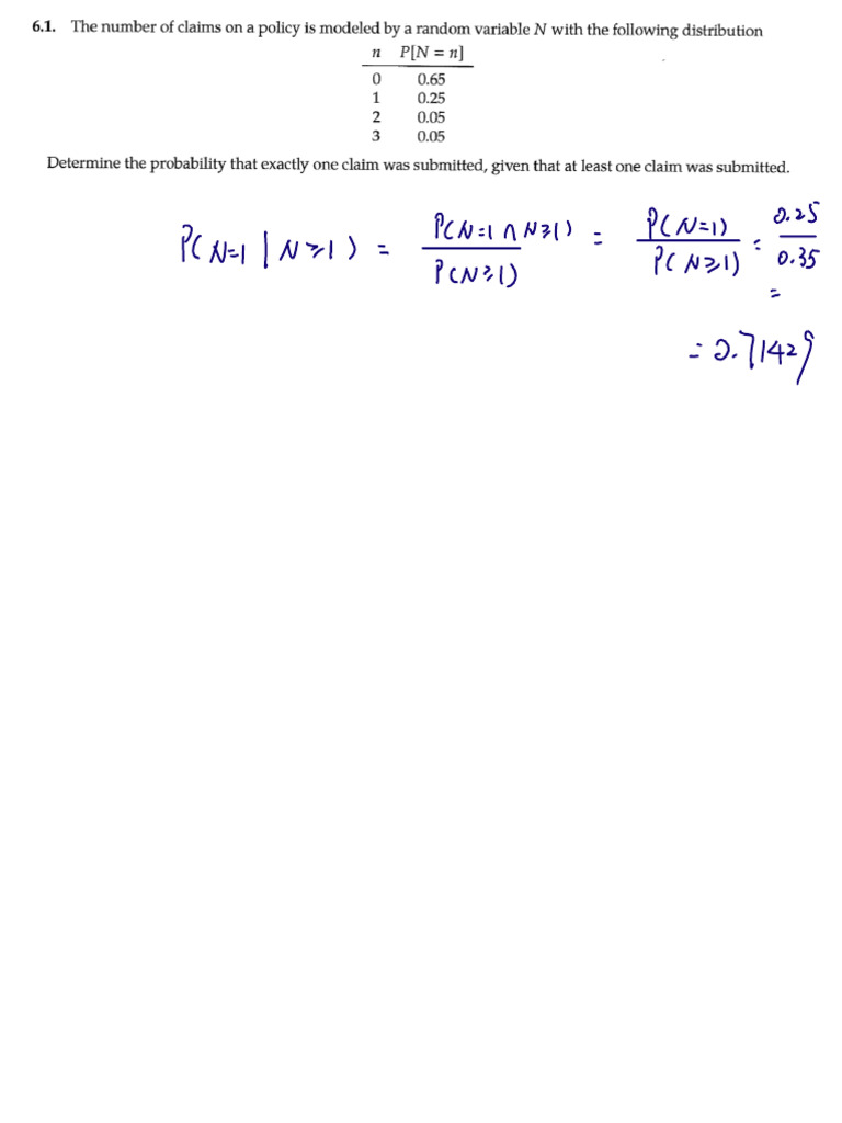 6.conditional Probability For Random Variables | PDF