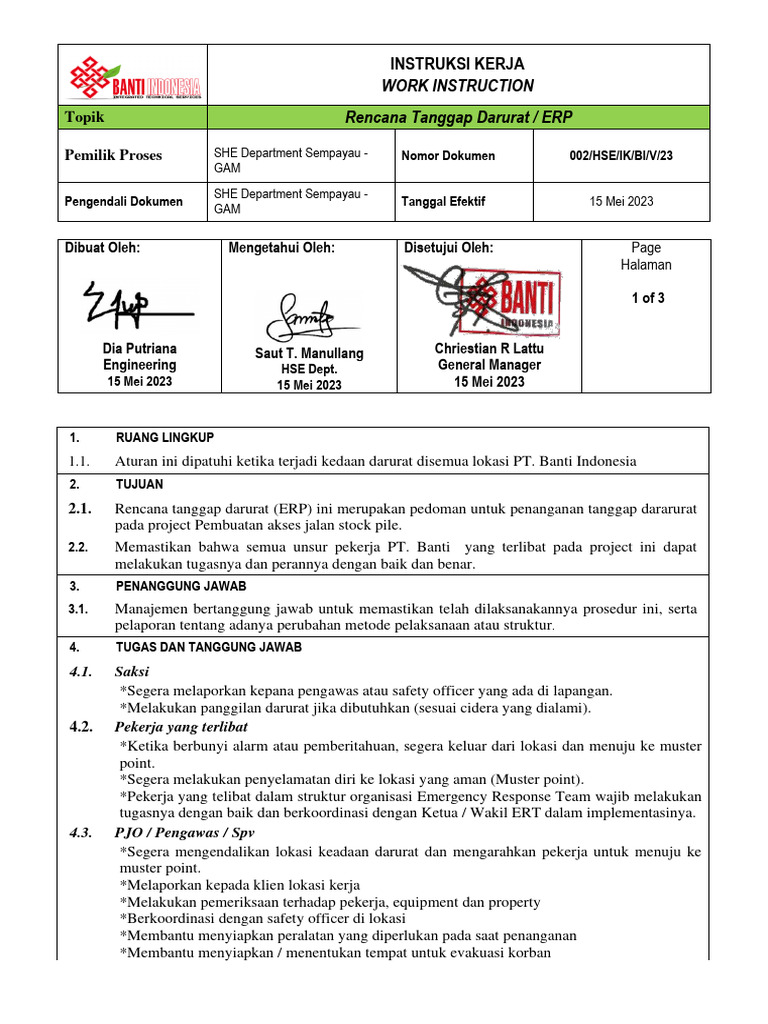 Ika Tanggap Darurat | PDF
