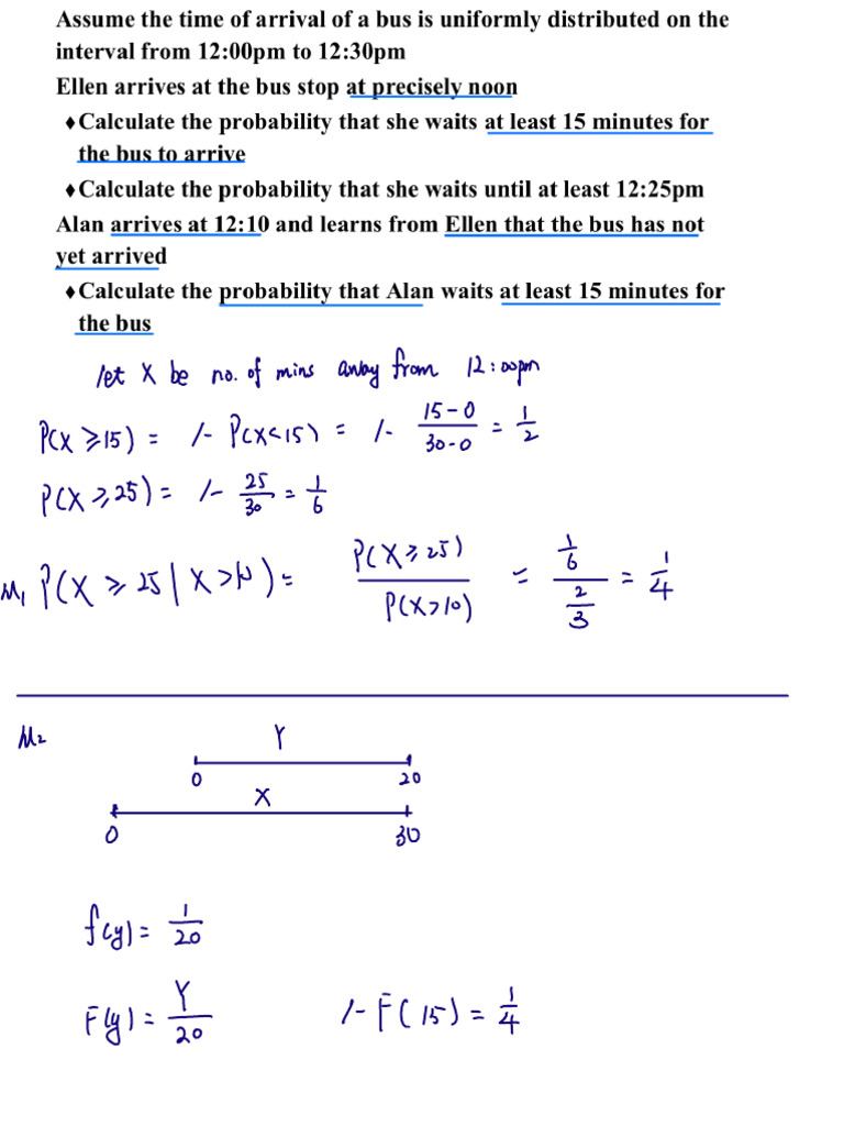 Uniform Distribution Question Uniform Distribution