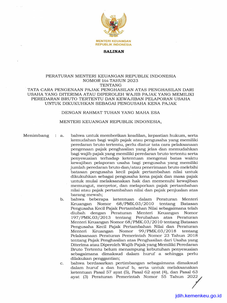 Salinan: Ayat (3) Peraturan Pemerintah Nomor 55 Tahun 2022 | PDF