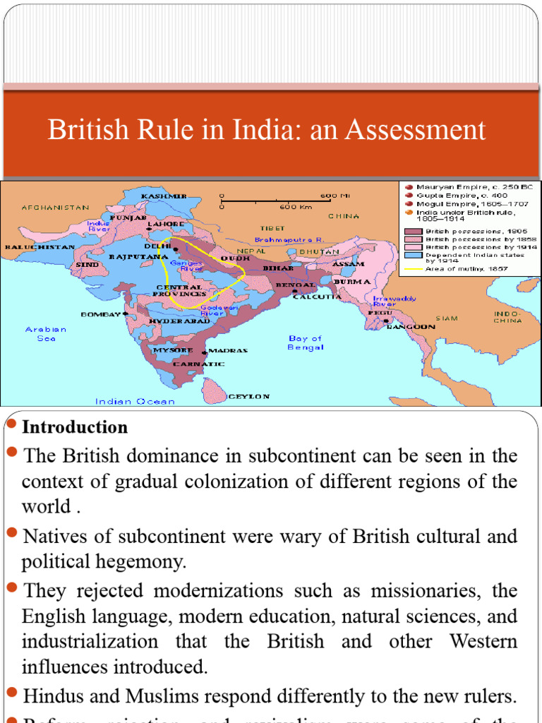 British Rule in India | PDF | British Raj | Mughal Empire