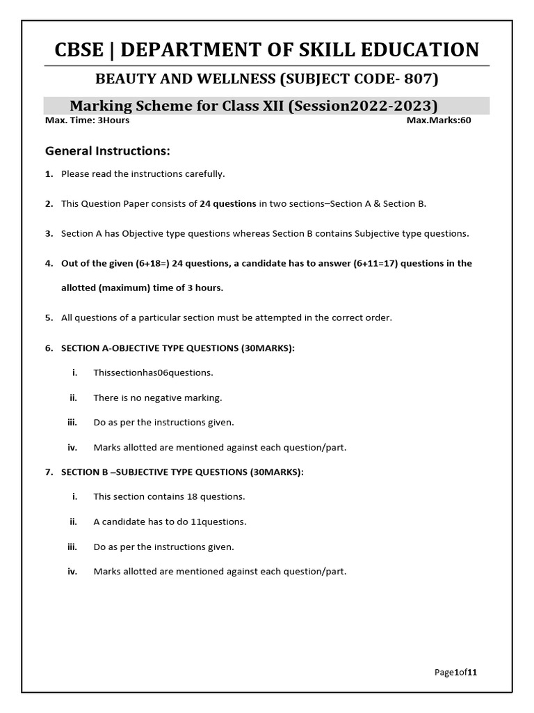 807 Beauty Wellness SQP MS | PDF | Body Language | Cosmetics