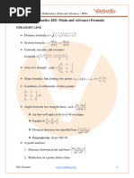 JEE Conics Formula Sheet | PDF
