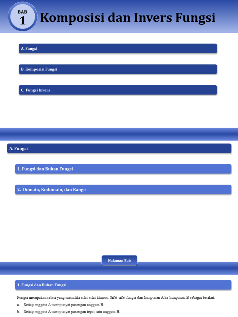 Komposisi Dan Invers Fungsi | PDF
