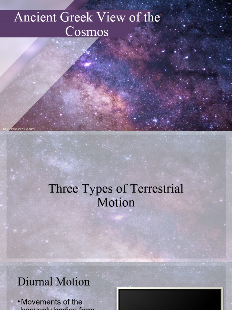 Ancient Greek View of The Cosmos | PDF | Universe | Earth